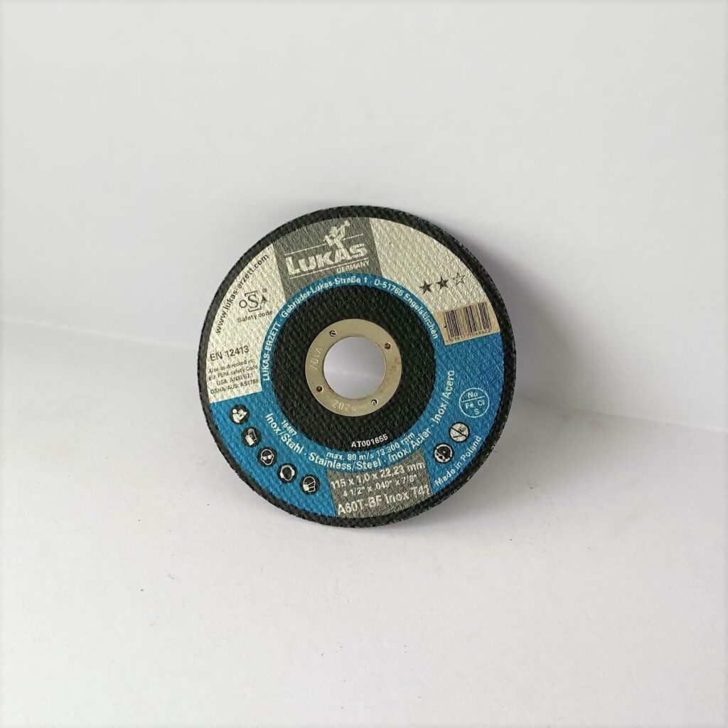 4.5" Slitting Disc 1.0mm Inox - For Sale Online - Qualitronics UK