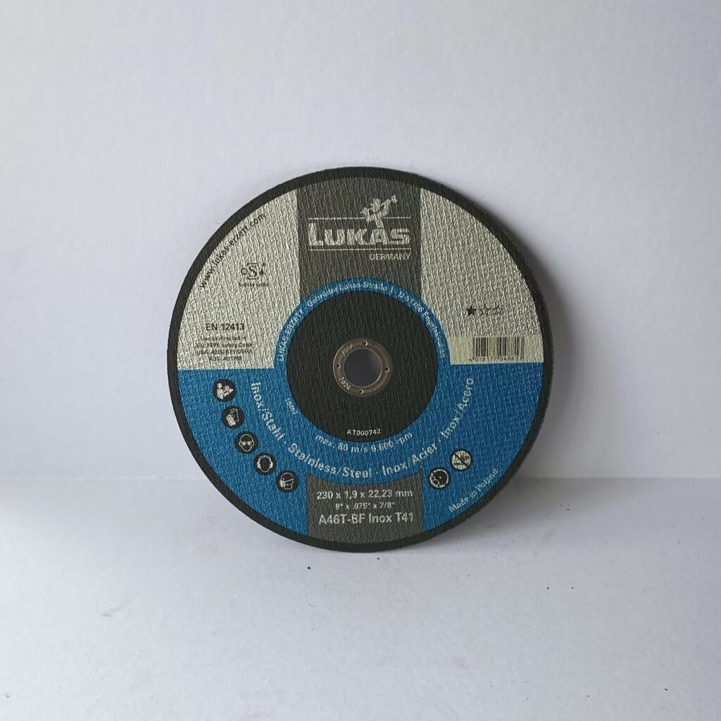 Lukas 9" Slitting Disc -1.9mm - INOX - For Sale Online - Qualitronics UK