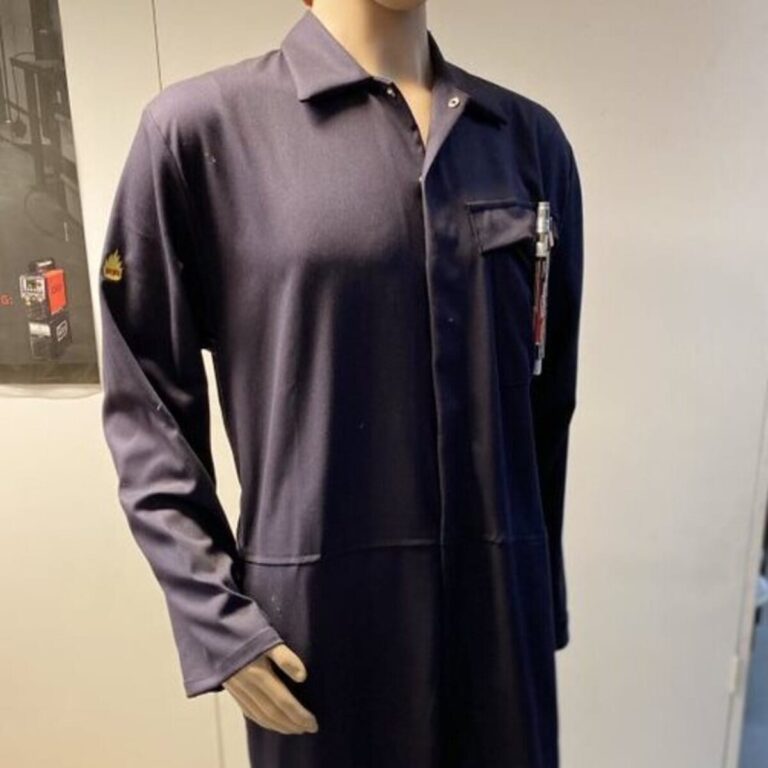 Navy Blue Flame Resistant Overall - For Sale Online - Qualitronics UK